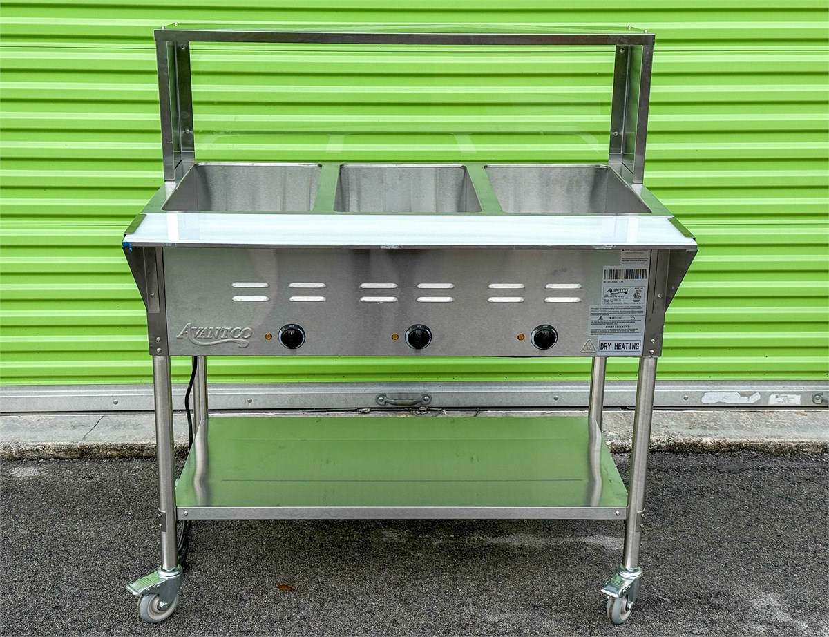 2ndsupply.com - Avantco 3 Pan Electric Steam Table – Model 177STE3S ...