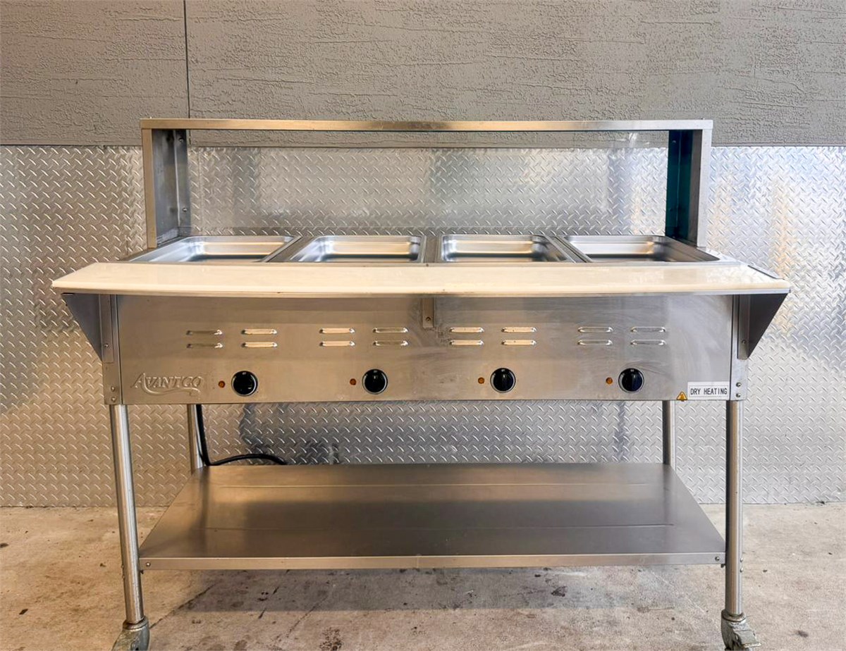 2ndsupply.com - Avantco STE-4SA Four Pan Open Well Electric Steam Table ...